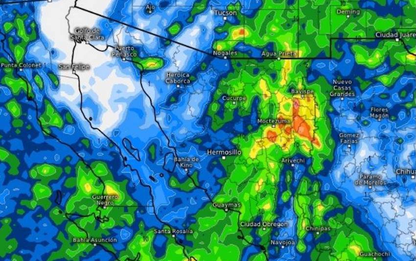 Llega la tercer tormenta invernal - Radar Sonora